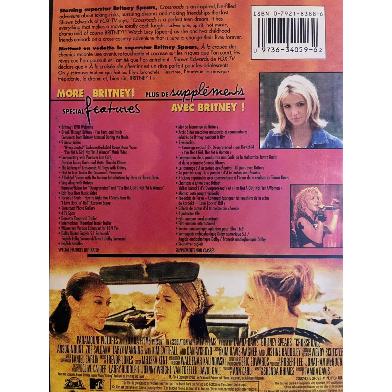 "Crossroads" - Wildscreen Deluxe Edition DVD (Quebec - Canada)