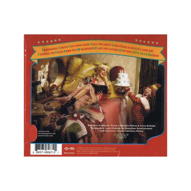 CD 13 titres "Circus" - réédition ecopack (Europe)