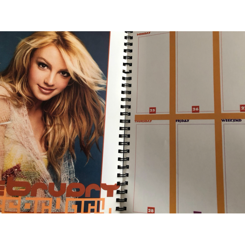 Britney Spears Engagement Calendar (year 2002)