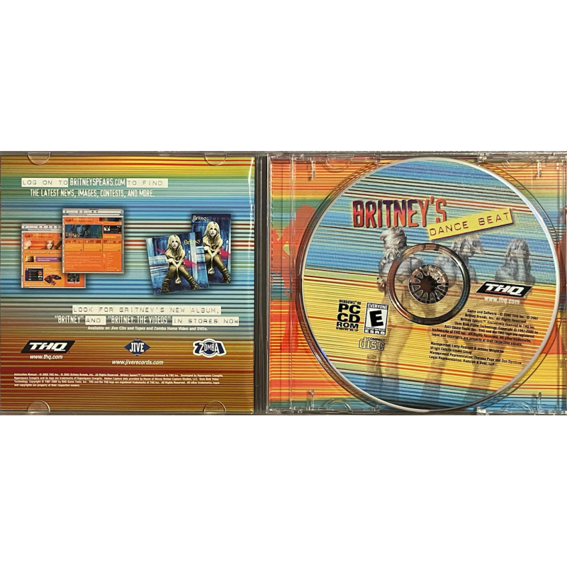 "Britney's Dance Beat" promo sample CD-rom (USA)
