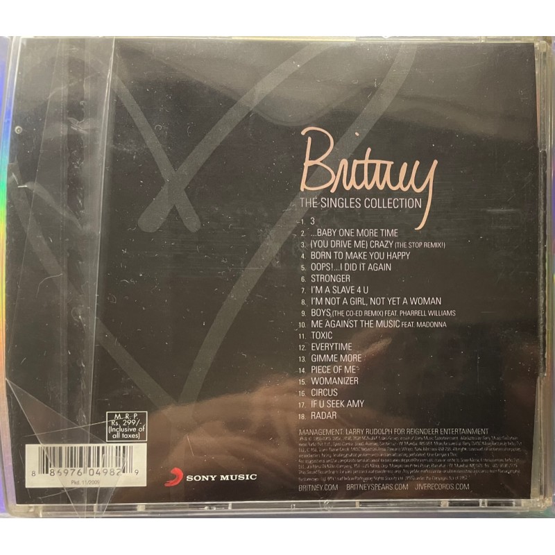 CD "The Singles Collection" - édition limitée FuseBox (Inde)
